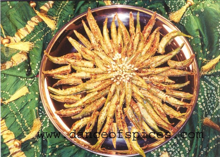 Crispy Okra Cocktail Snack - Laxmi's Delights